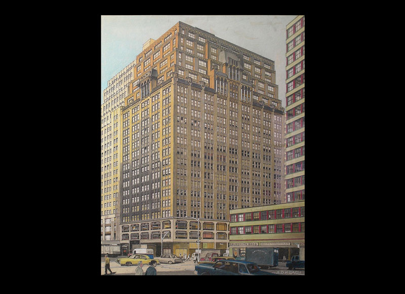 STEVEN S. POWERS - Cityscape / 1385 Broadway, New York, NY