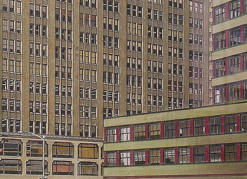 STEVEN S. POWERS - Cityscape / 1385 Broadway, New York, NY