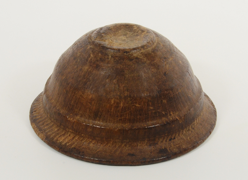 STEVEN S. POWERS - Acorn Shaped Turned Ash Burl Bowl