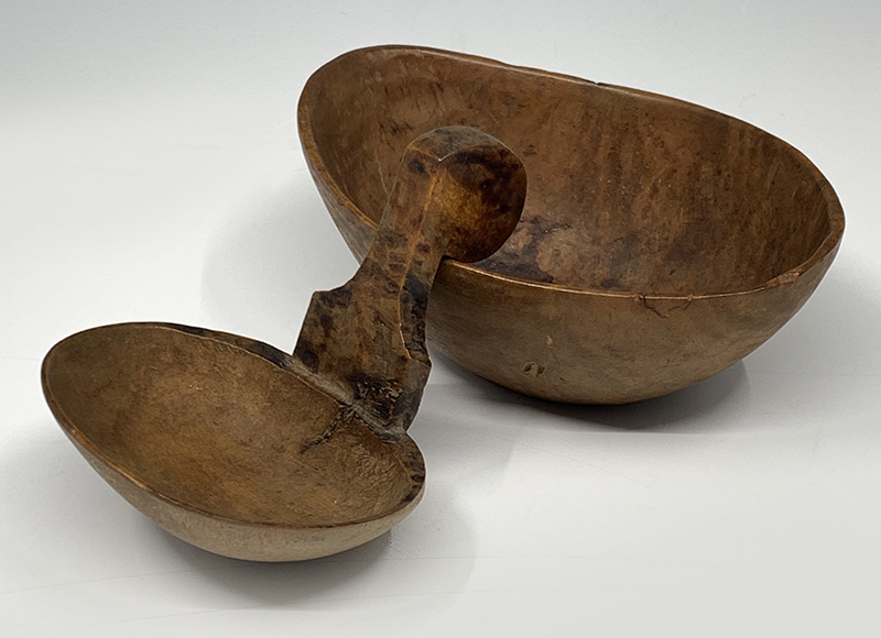 STEVEN S. POWERS - Woodlands Miniature Bowl & Ladle